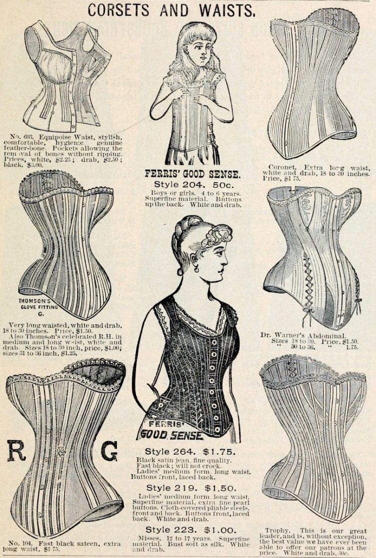 Victorian corsets: What they were like & how women used to wear them ...