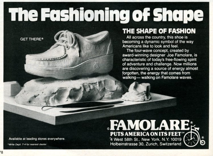 Vintage Famolare shoes: The wavy-sole platform wedges that were hot in ...