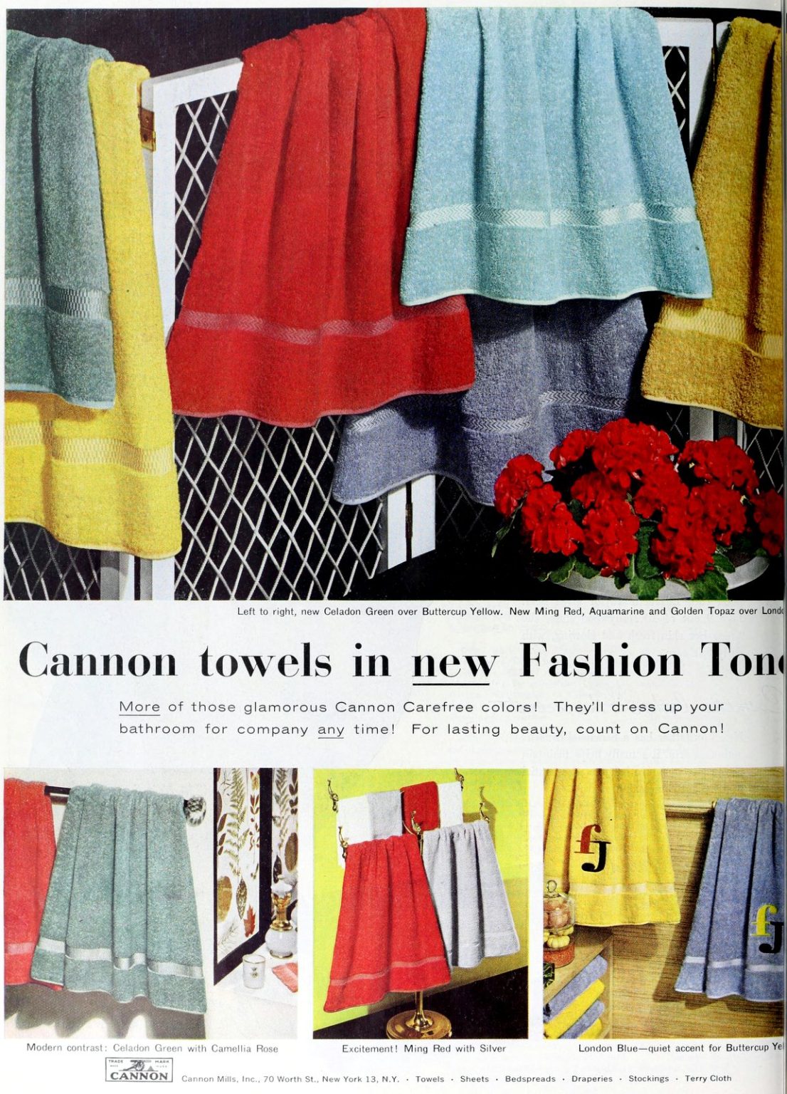 We found 50+ fun & funky vintage bath towels that will make you feel ...