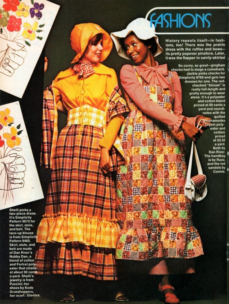 Authentic 70s-style clothes & accessories you can make yourself - Click ...