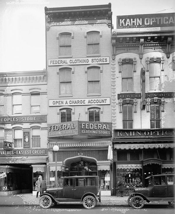 Old Washington DC: See window shopping & street scenes in the 1920s ...