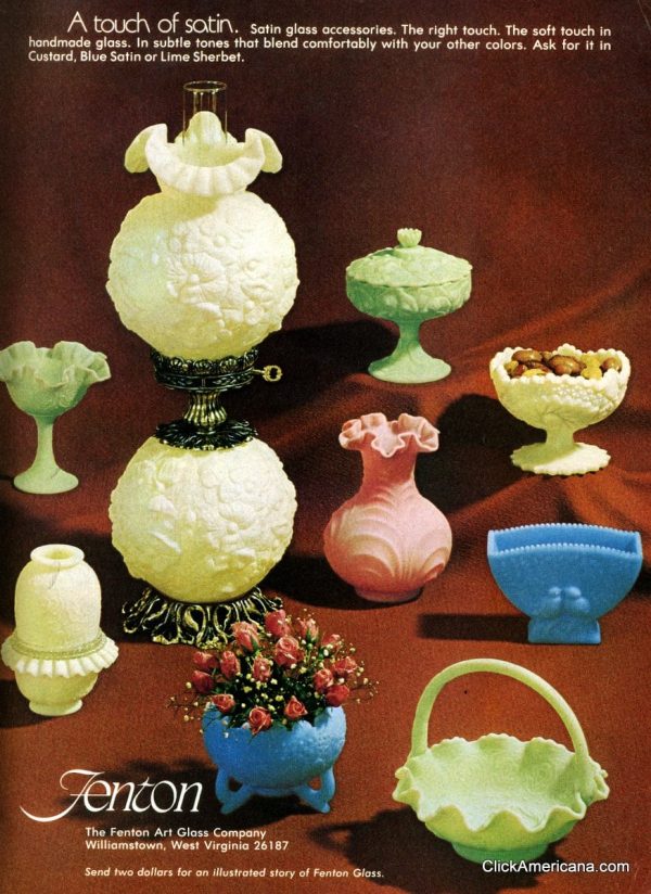 Fancy vintage Fenton glass from the 1960s & 1970s - Click Americana