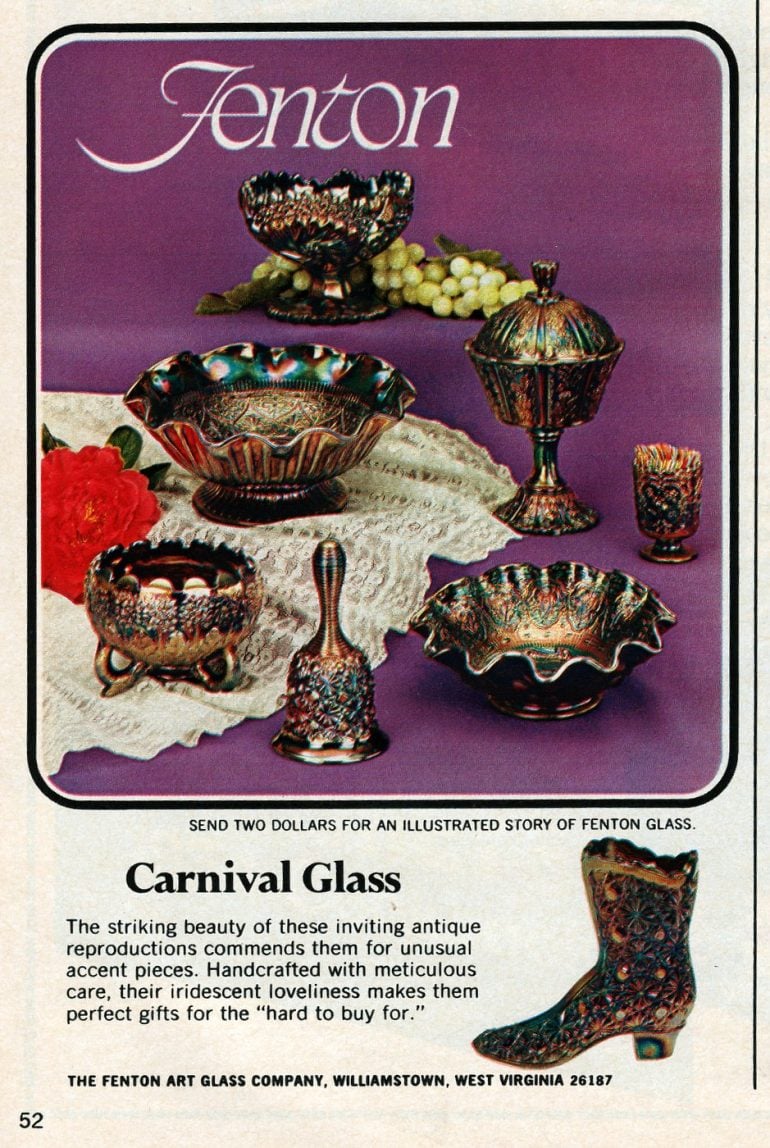These vintage Fenton glass styles from the 1950s, 60s & 70s are a ...