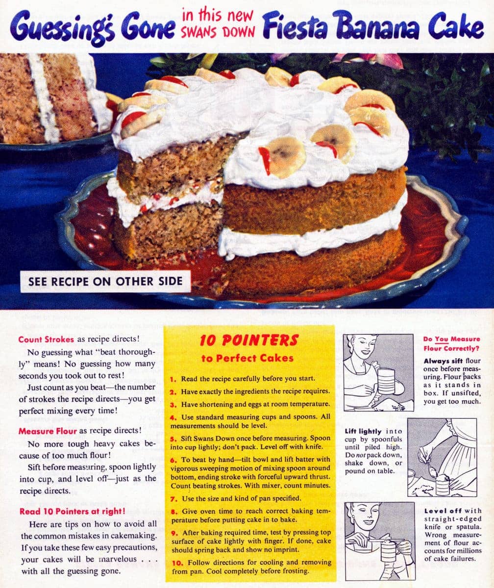 4 fabulous Fiesta Banana Cake recipes from 4 different decades - Click ...