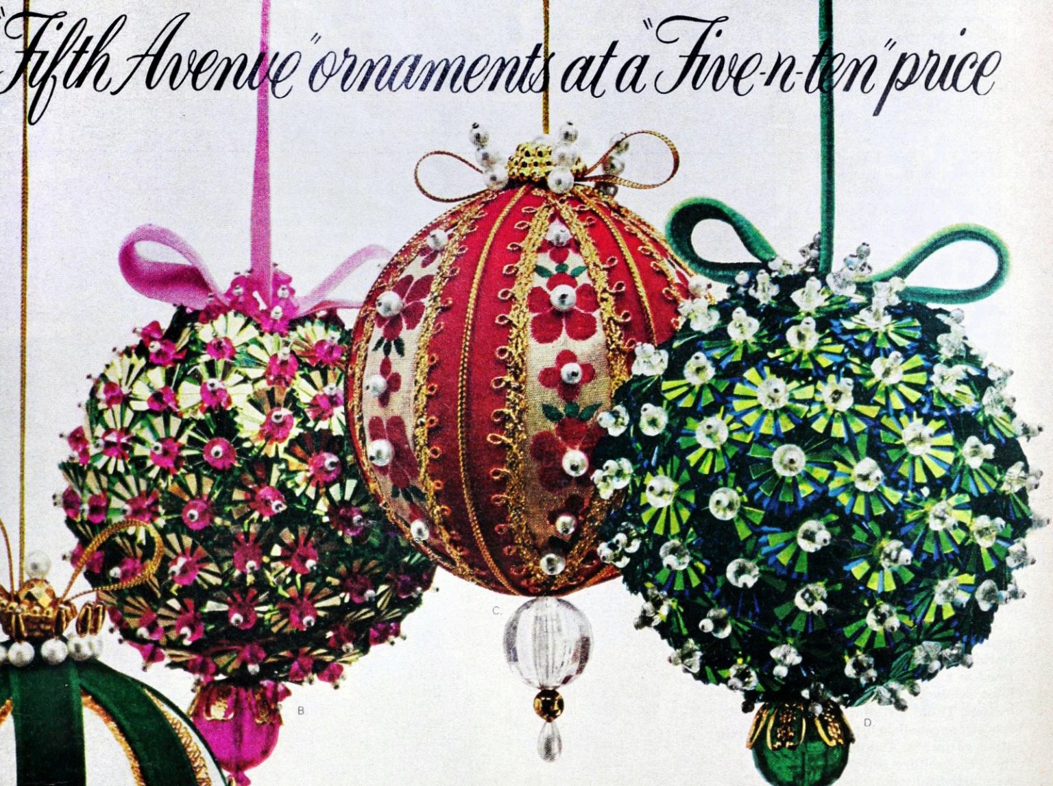 25 retro DIY Christmas ornament craft ideas from the 60s that are just ...