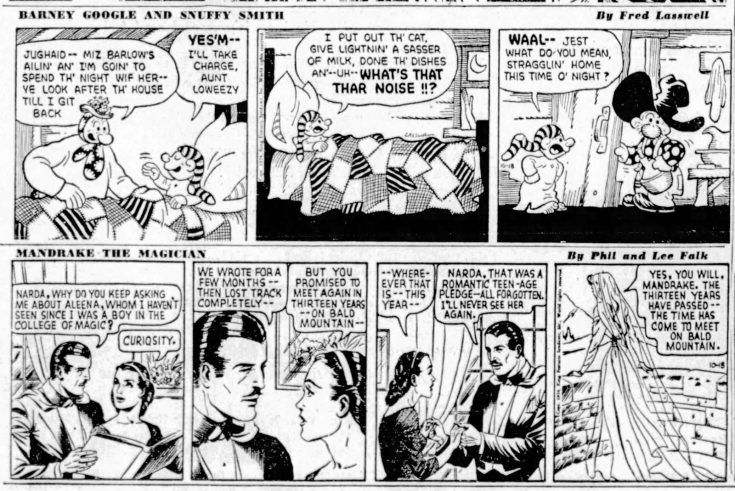 1950s comics: 50 popular comic strips from the funny pages - Click ...