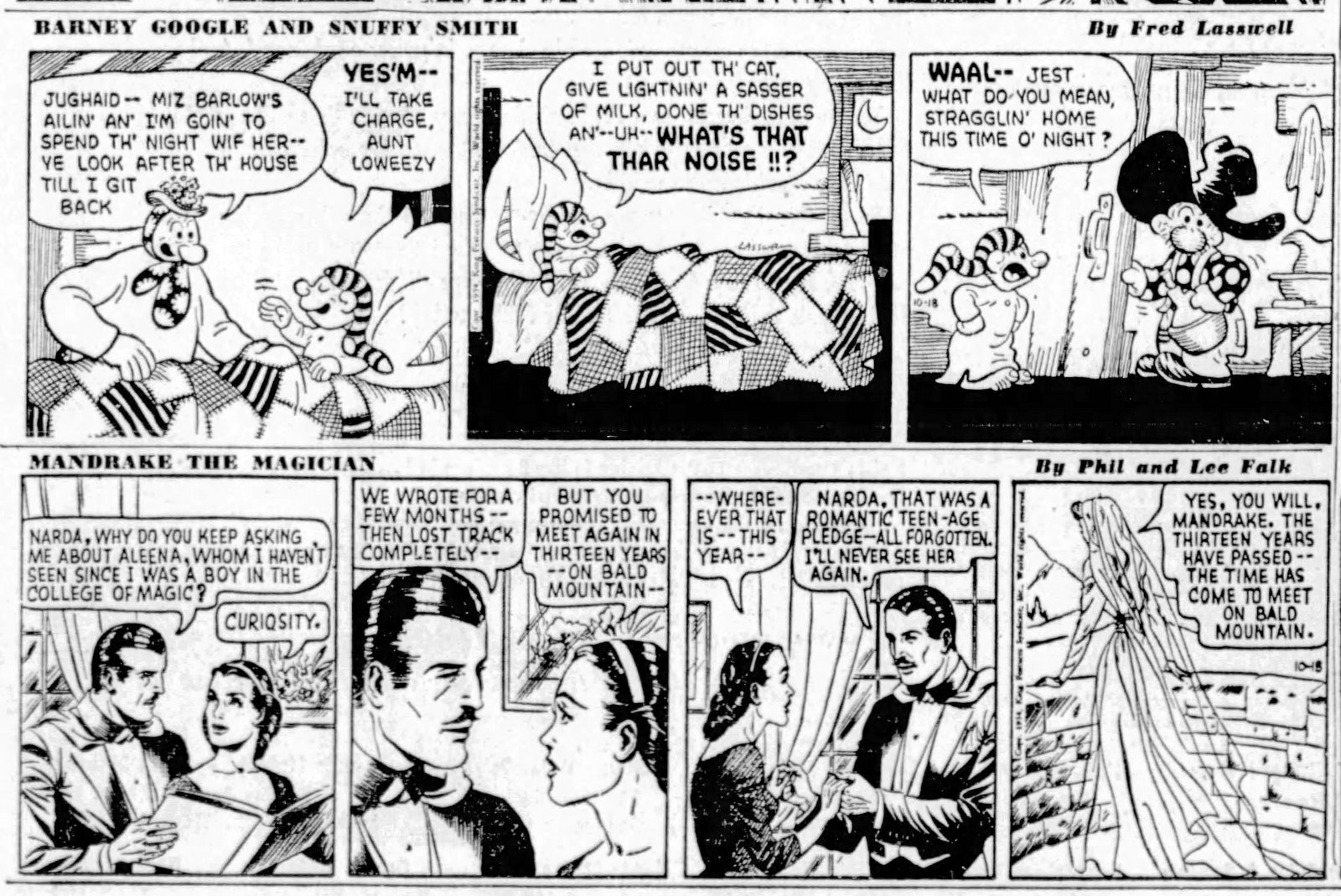 1950s comics: 50 popular comic strips from the funny pages - Click ...