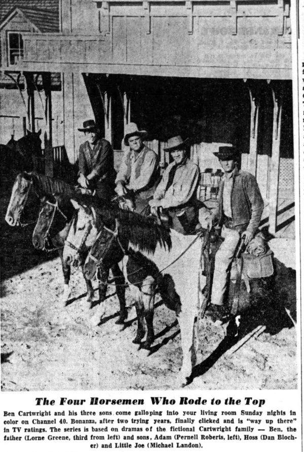 Find out about Bonanza, the hit Western TV series that ran from 1959 to ...