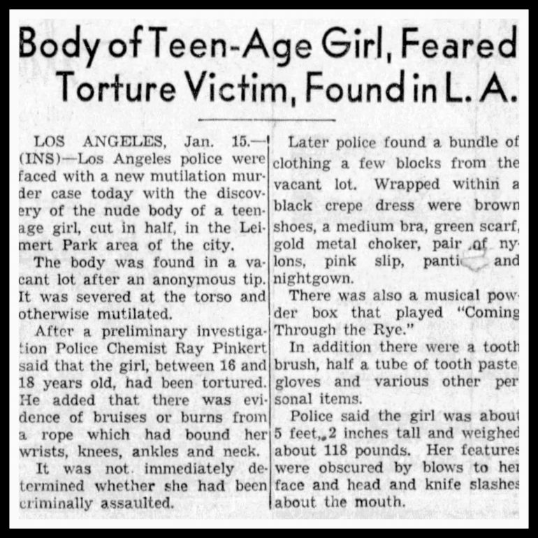 The Black Dahlia murder: Find out all about this mysterious and brutal ...