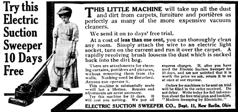 The first vintage vacuum cleaners from the early 1900s & the history of ...