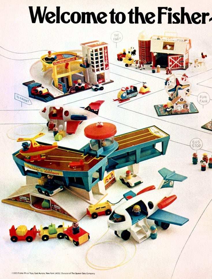 See vintage Fisher-Price Little People play sets & remember how much ...
