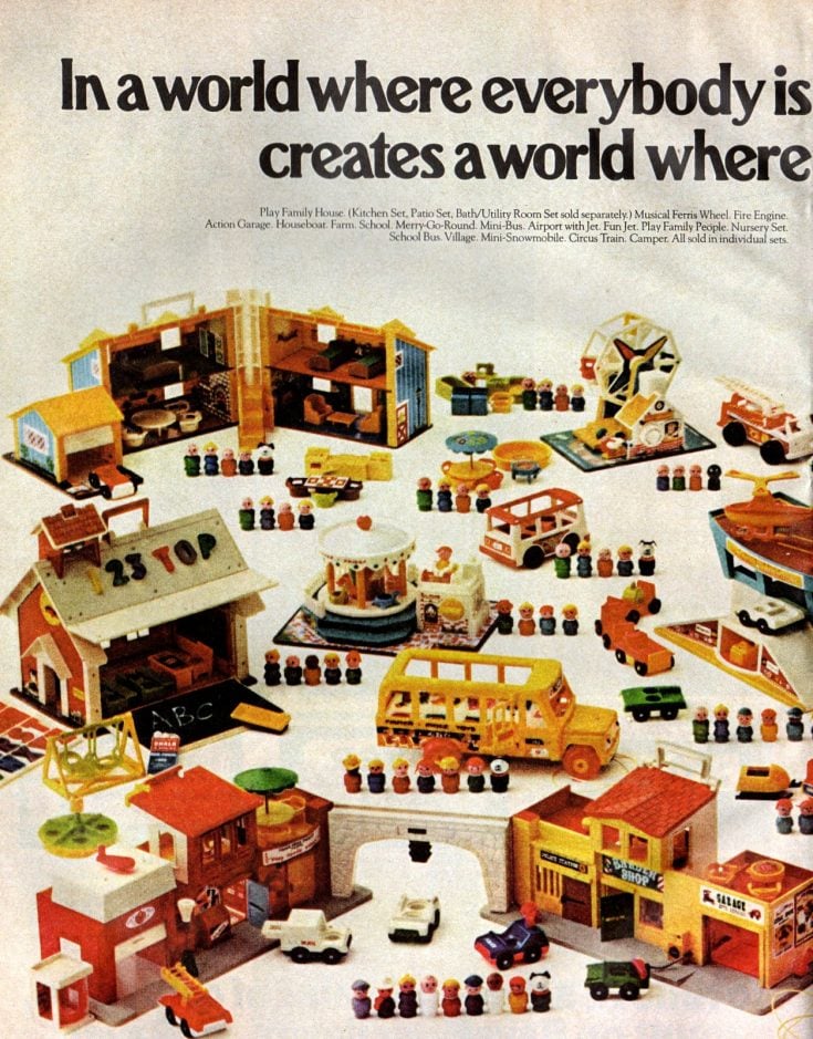 See vintage Fisher-Price Little People play sets & remember how much ...