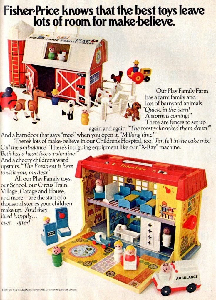 See vintage Fisher-Price Little People play sets & remember how much ...