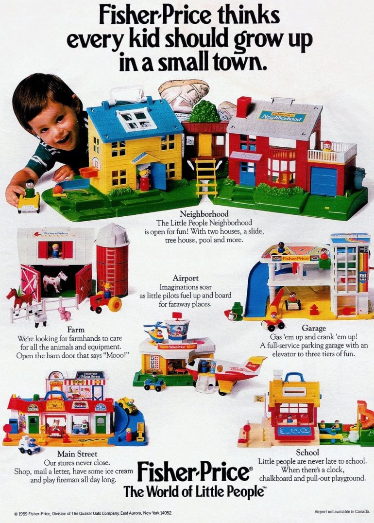 See vintage Fisher-Price Little People play sets & remember how much ...