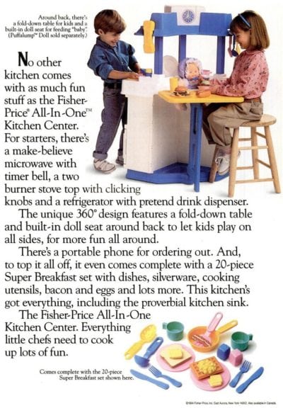 Vintage play kitchens: Toys for budding chefs from the 80s & 90s ...