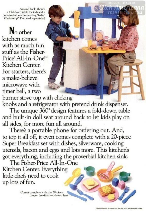 Vintage play kitchens: Toys for budding chefs from the 80s & 90s ...