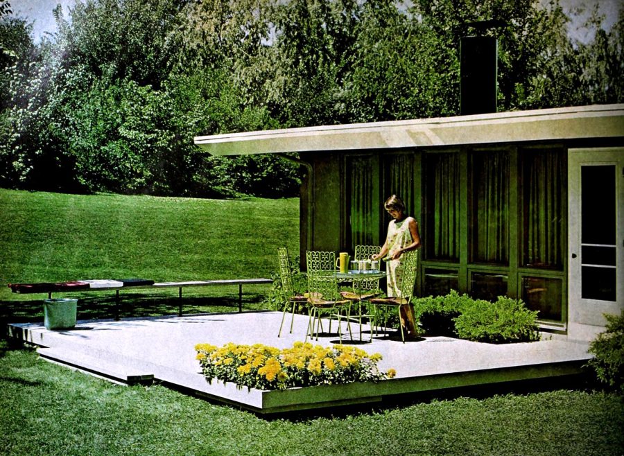 See 41 vintage backyard decks, plus find out how wood decking became a ...