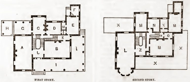 11 stunning Civil War-era Victorian house floor plans from the 1860s ...