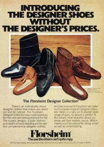 1970s men's shoes came in a variety of bold (and sometimes wild) styles ...