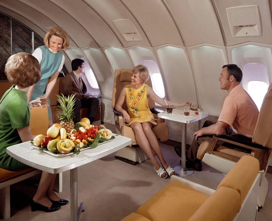 See what first class flights were like from the 1950s to the 1980s ...