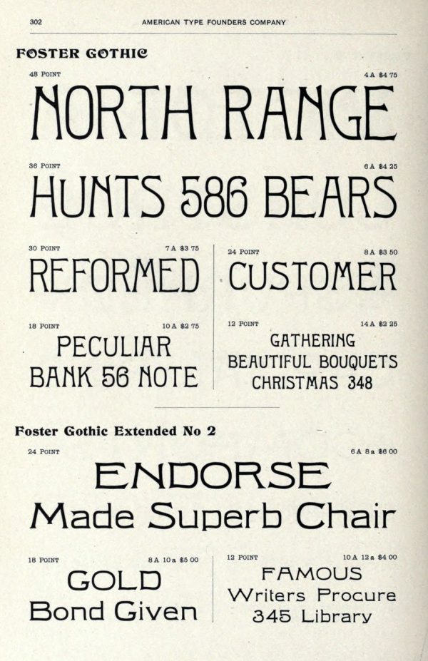 Like old-fashioned fonts: See dozens of vintage typefaces - Click Americana
