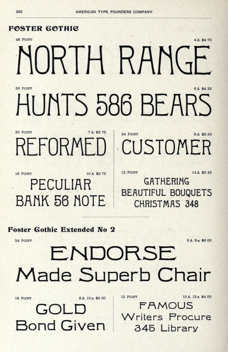 Like old-fashioned fonts: See dozens of vintage typefaces - Click Americana