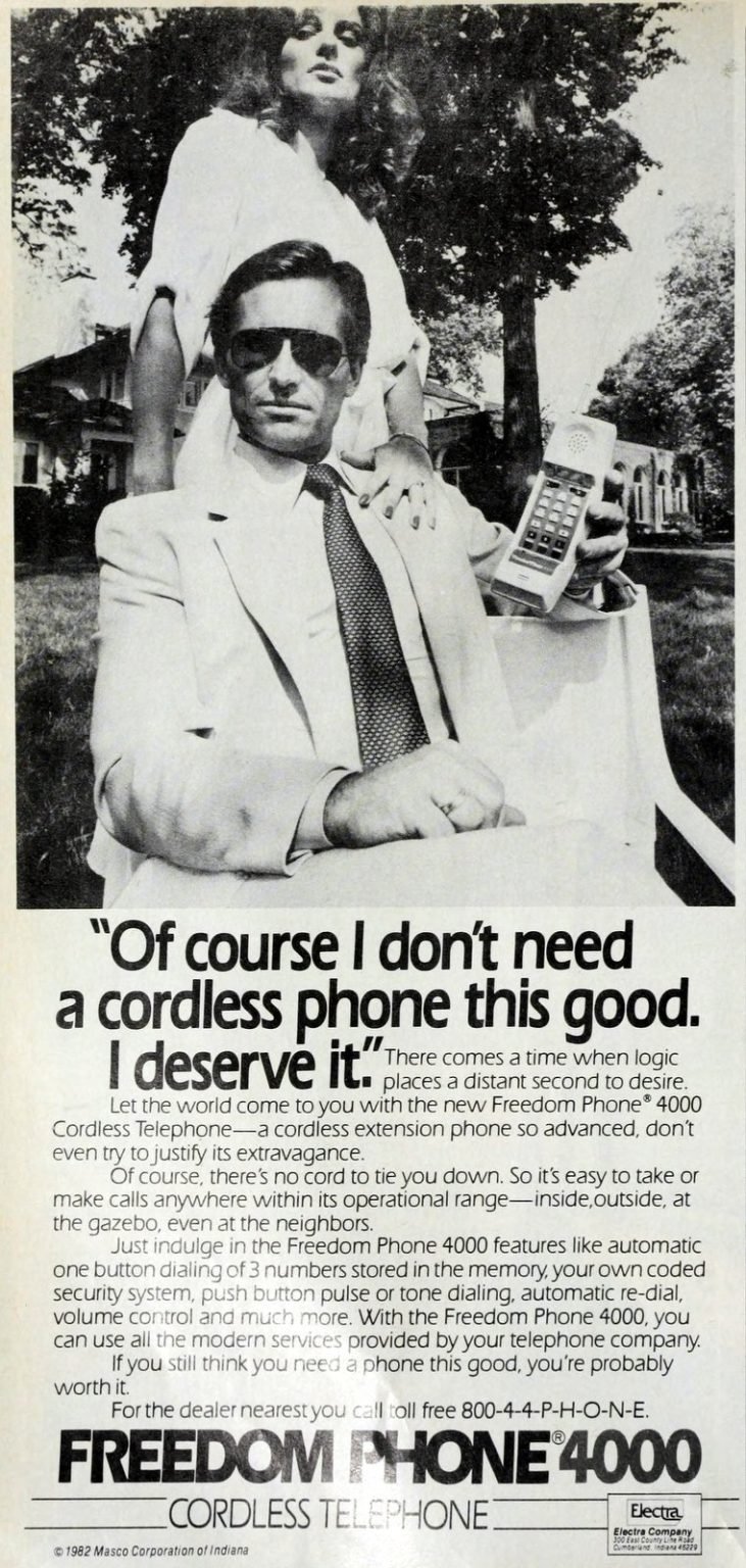 Vintage 1980s cordless phones seemed like magic & completely changed ...