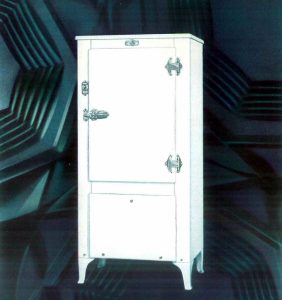 Retro refrigerators like these were the cutting-edge in the 1920s ...