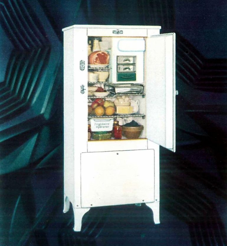 Retro refrigerators like these were the cutting-edge in the 1920s ...