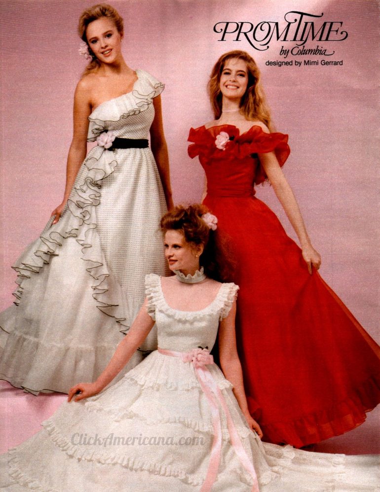 100+ vintage 80s prom dresses: Bold, frilly & unforgettable - Click ...