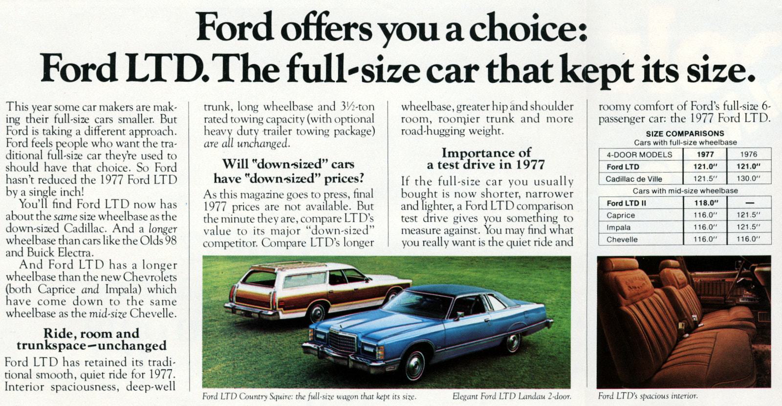 Ford LTD's bold stand against downsizing in the 1970s - and why it ...