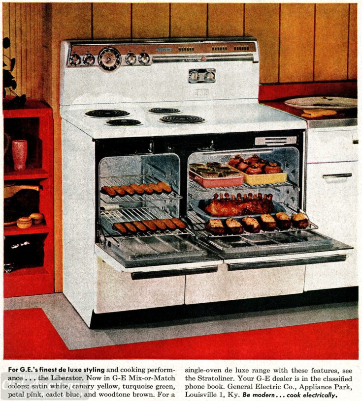The Liberator: Old-fashioned GE Deluxe Speed-Cooking electric ranges ...