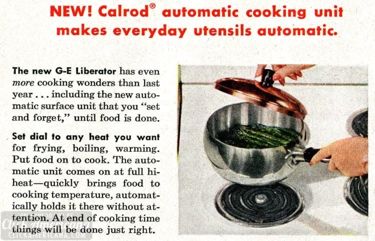 The Liberator: Old-fashioned GE Deluxe Speed-Cooking electric ranges ...