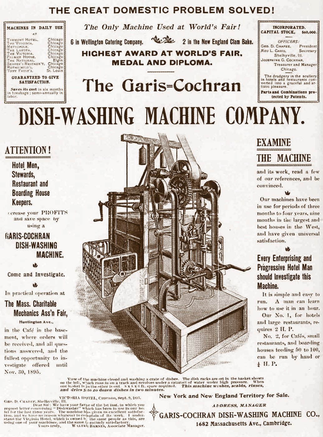 Dishwasher history: How one inspired woman invented the automatic ...