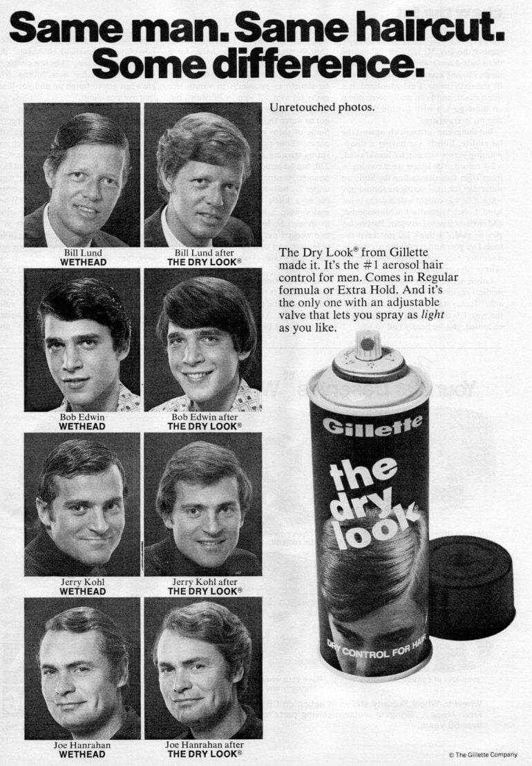 Smooth, slick & sexy: The best vintage men's hair products from the 60s ...