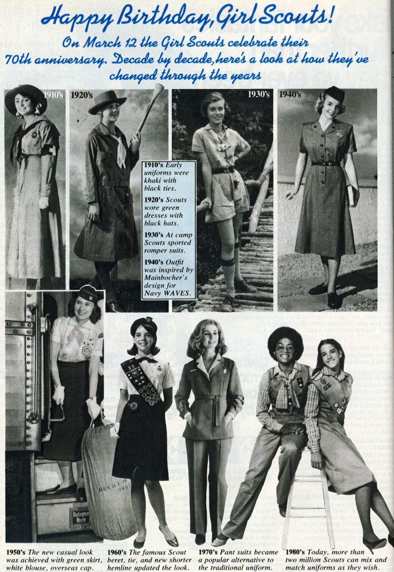 Vintage Girl Scout uniforms, badges, activities, insignia & more will ...
