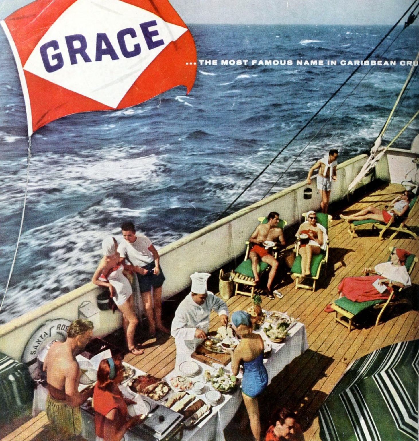 See old cruise ships & ocean vacations from the '30s through the '60s ...