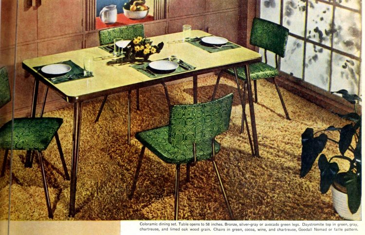 50 compact vintage dining room sets from the 40s & 50s with that ...