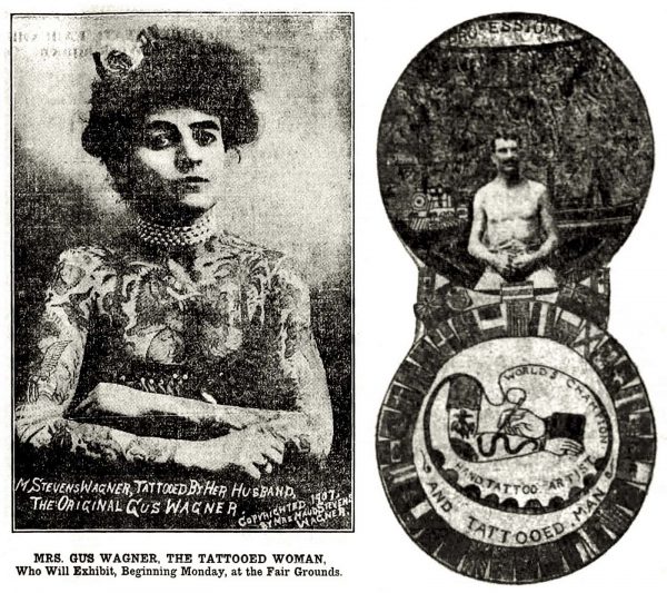 The Tattooed Lady: Maud Wagner & husband Gus became 1900s circus stars ...