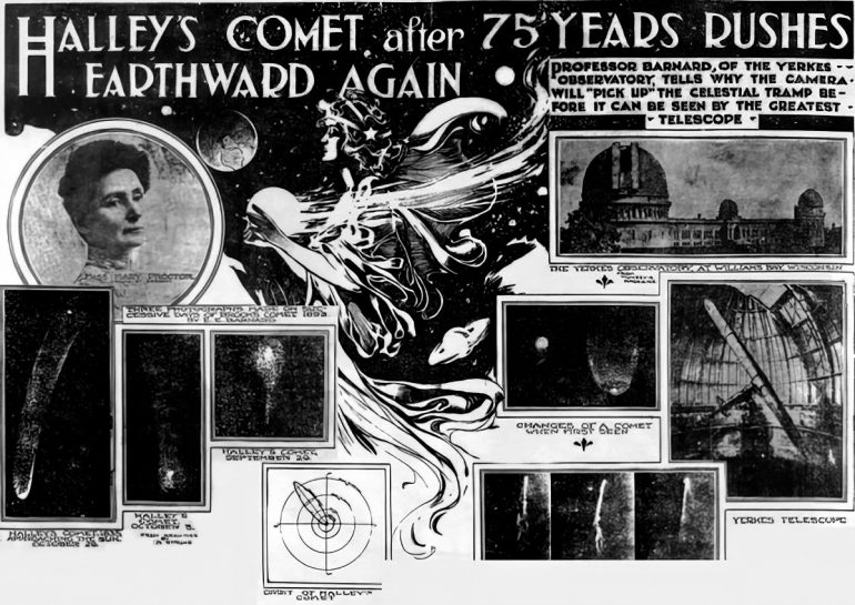 Why people were obsessed with Halley's Comet 100+ years ago - Click ...