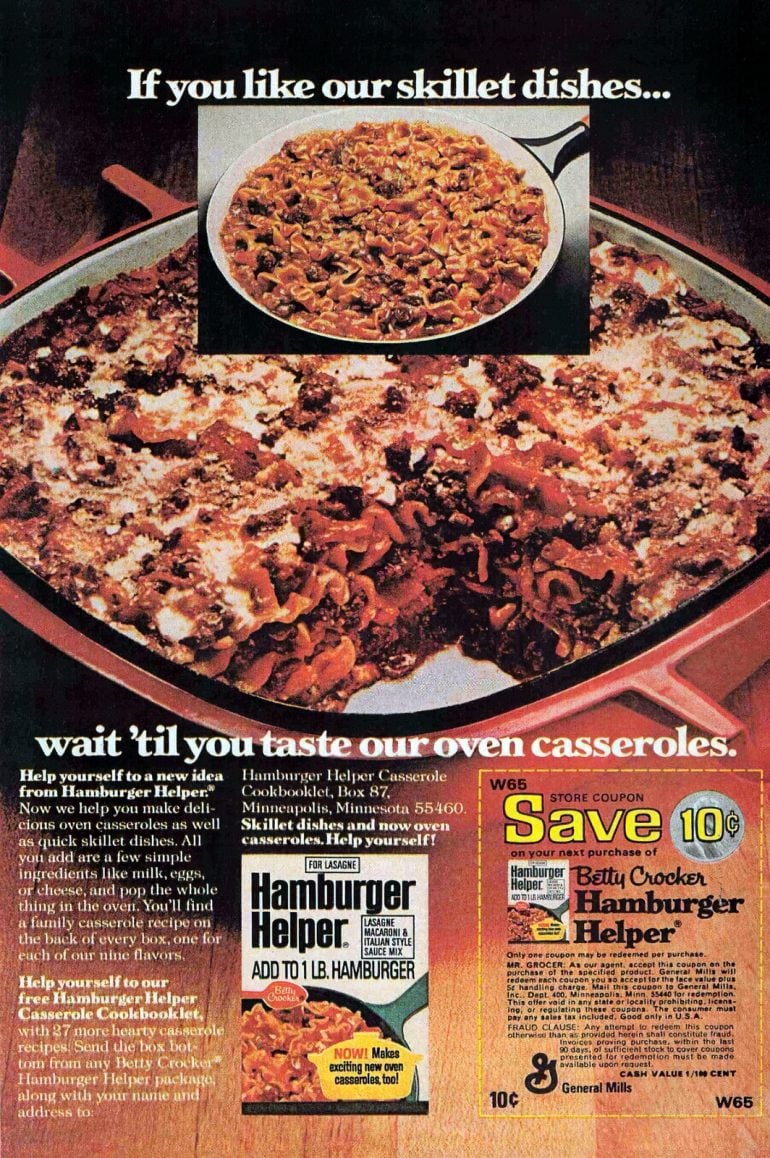 Remember these vintage Hamburger Helper flavors we thought were so ...
