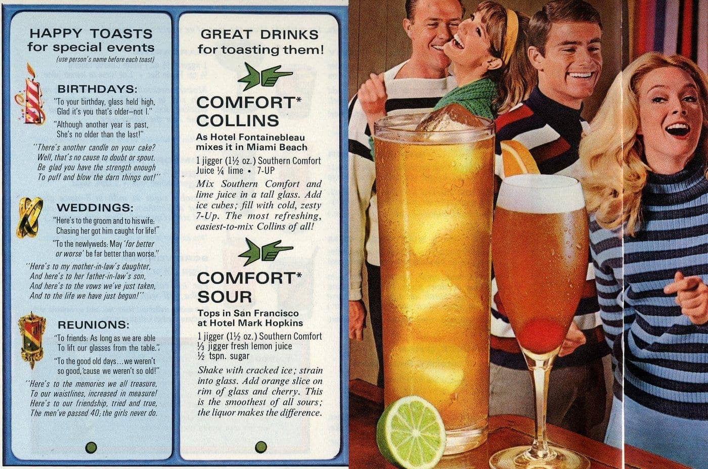 50+ vintage '60s drink recipes & how people would toast in the Madmen ...