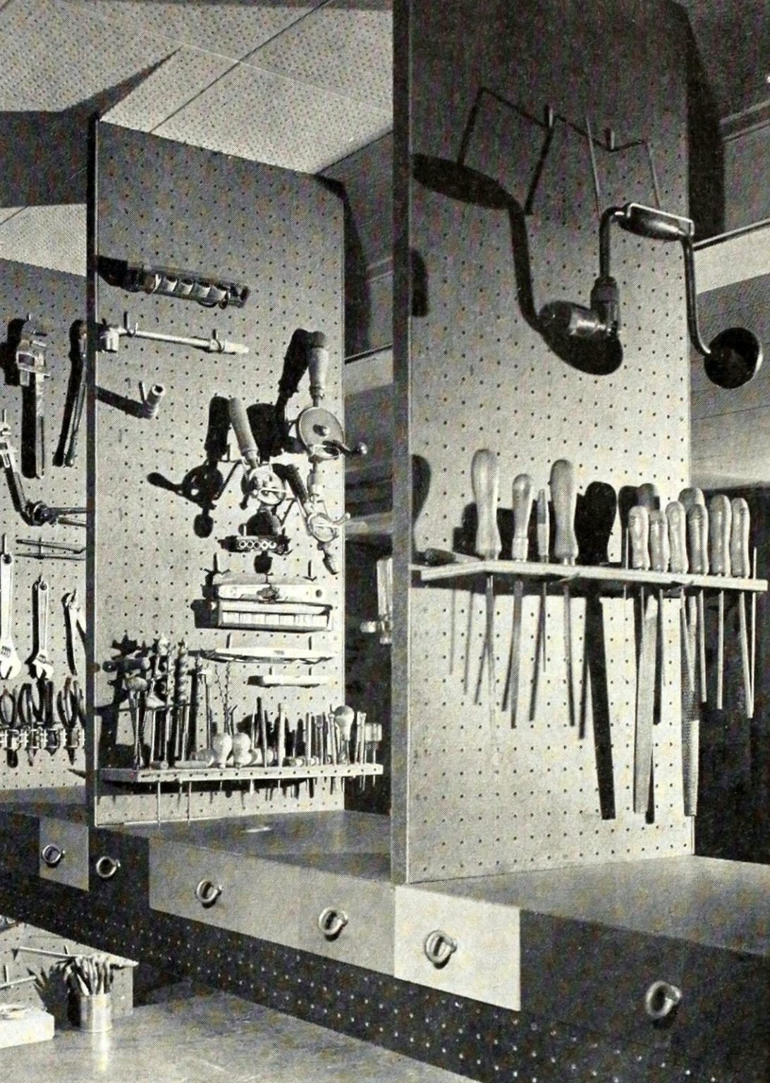1950s home workshop organization: Inspiring ideas for DIYers that stand ...