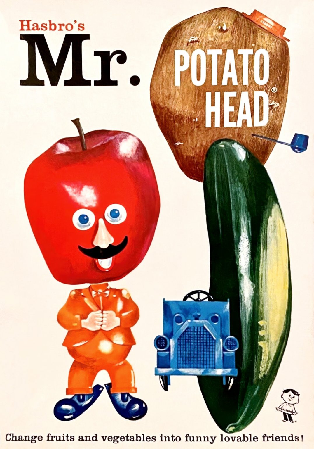 The original Mr Potato Head & Mrs Potato Head toys in the 1950s were ...