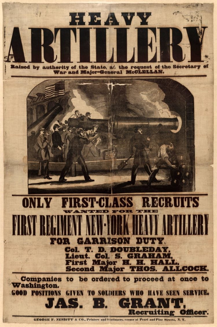 10 Civil War recruitment posters & broadsides (1861-1864) - Click Americana