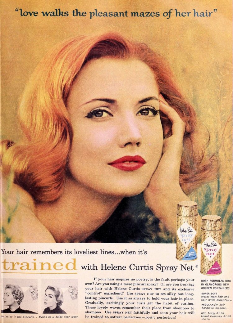 1950s hairspray brands: See the most popular styling products they used ...