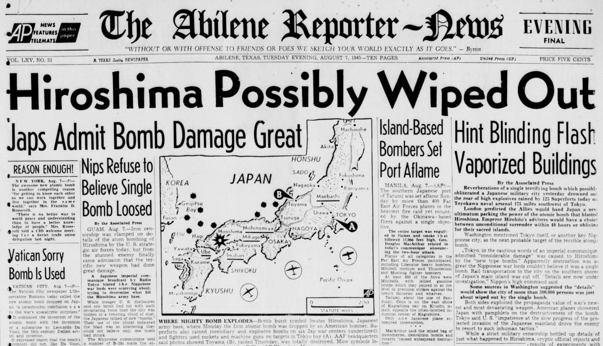 A look back at the atomic bombing of Hiroshima (1945) - Click Americana