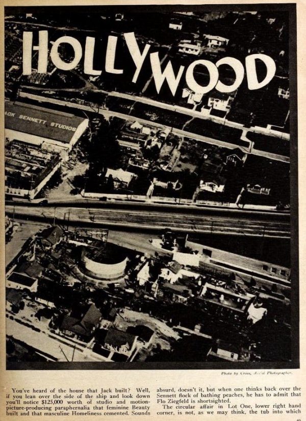 Old Hollywood from above: Rare sky-high views of the movie town in the ...