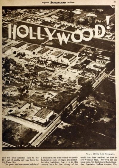 Old Hollywood from above: Rare sky-high views of the movie town in the ...