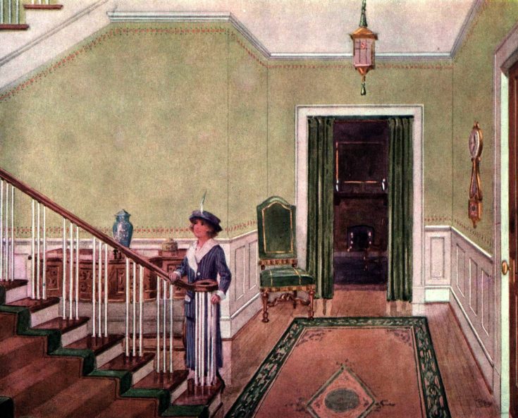 Vintage home wall decor from the 1910s, with 40 different room examples ...